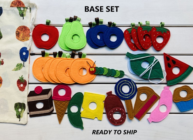 The Very Hungry Caterpillar Inspired Felt Interactive Game Set | Etsy