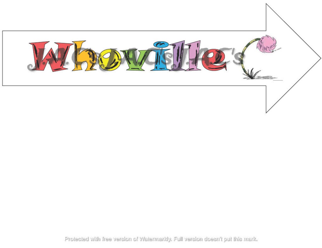 Whoville Library Story/book Destination Signs - Etsy