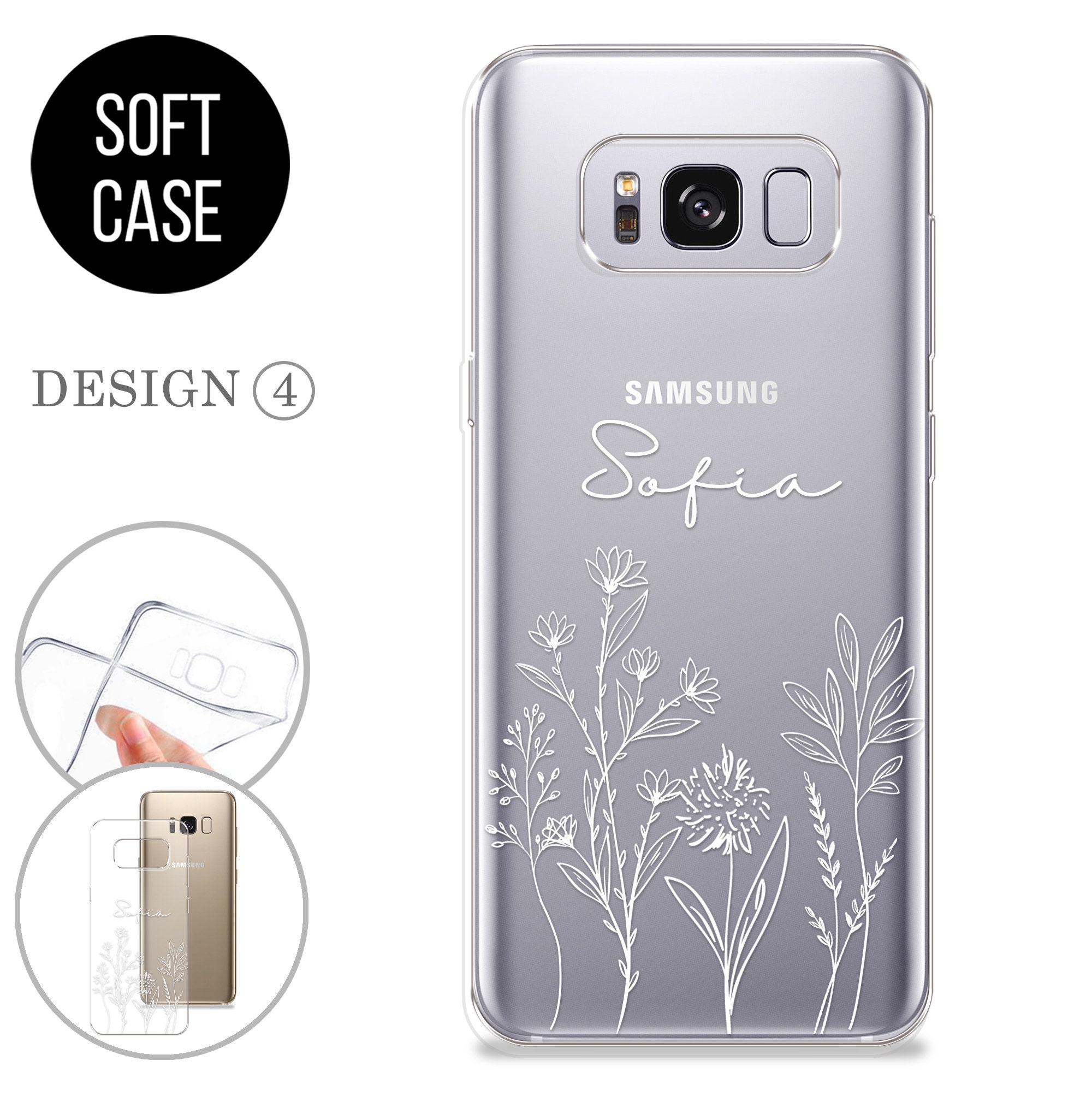 Personalised Phone Case for Samsung With Initials and Custom - Etsy UK