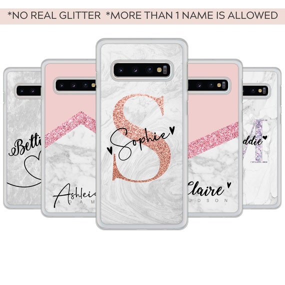 PERSONALISED Phone Case Name Initials Plastic Phone Case | Etsy