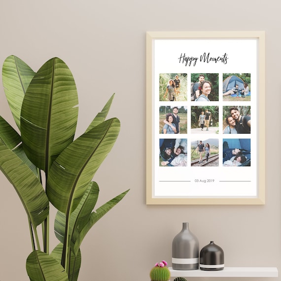 Framed Photo Collage A4 or A5 Personalised Photo Frame - Etsy UK