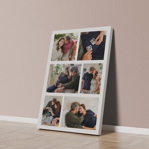 Perfect Personalised Gift, COLLAGE Personalised Photo to Canvas Print ...