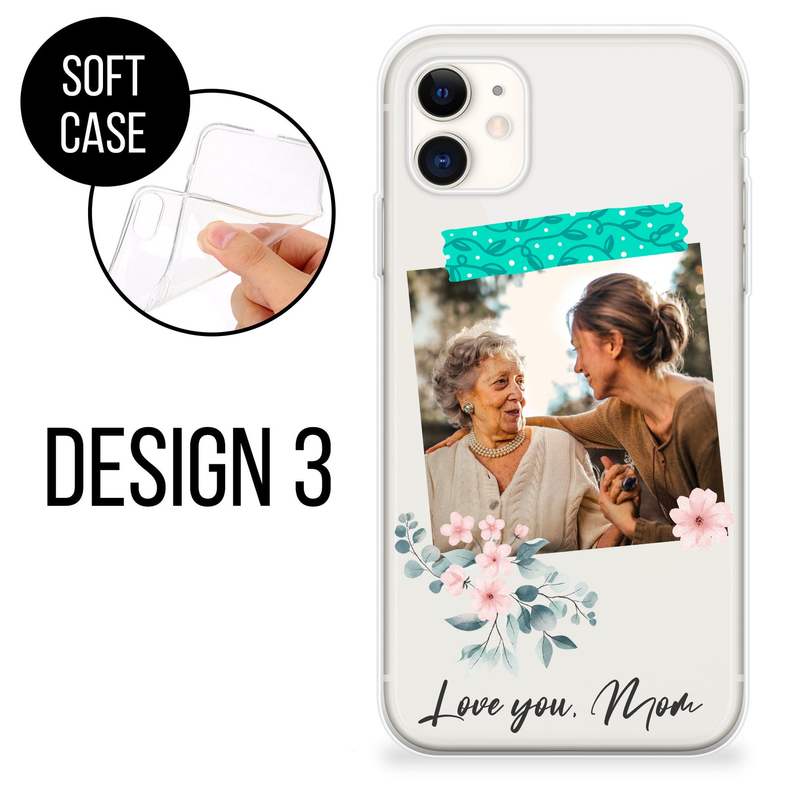 Personalised Photo Collage Phone Case Soft Silicone Cover for - Etsy UK