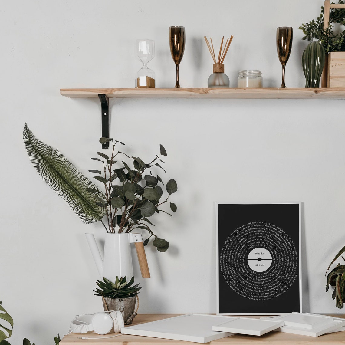 Custom Vinyl Lyrics Poster Personalised Typography Music - Etsy