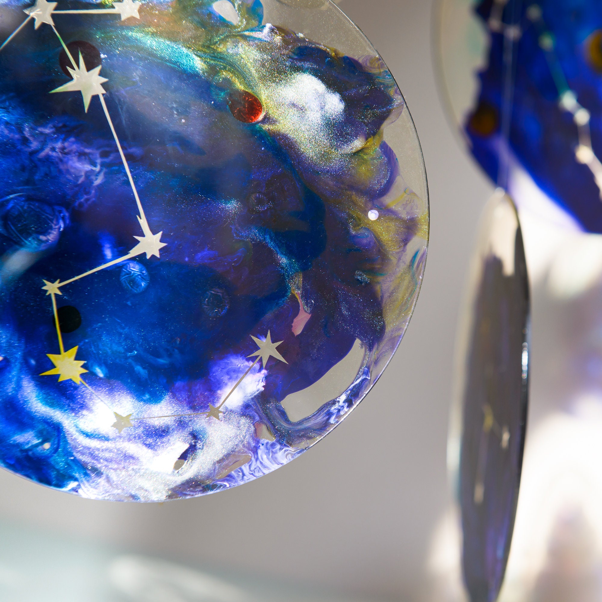 Aries Gift Birthday Suncatcher Small Stained Glass Window Decor ...