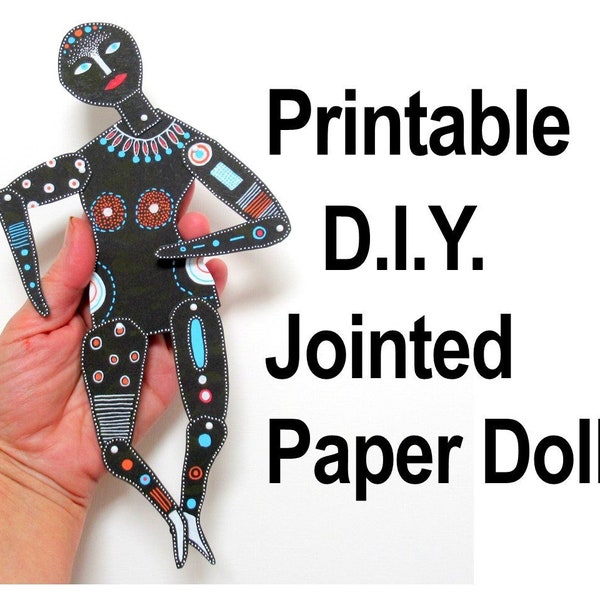 Articulated Paper Dolls - Etsy
