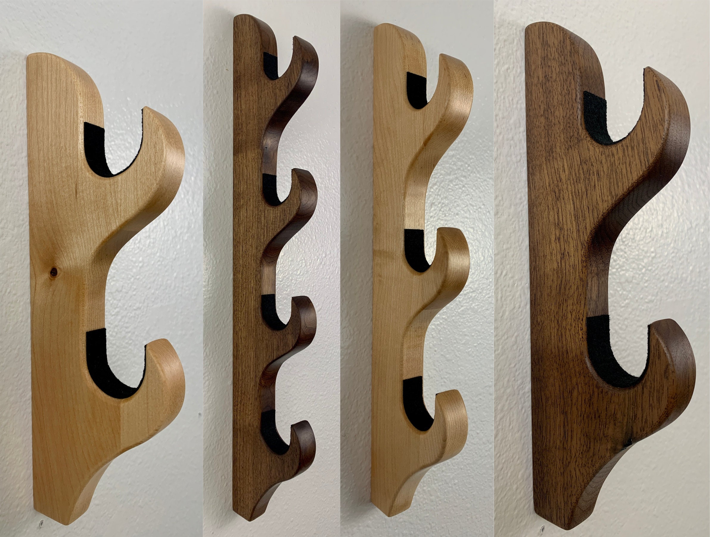 Walnut or Maple Multi Sword Rack 2 3 or 4 Swords - Etsy UK