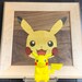Pikachu Exotic Wood Inlay Wall Art Pokemon Fan Home Decor - Etsy