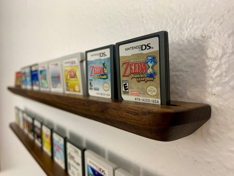 Nintendo DS, 3DS, and Switch Cartridge Display Floating Shelf ...