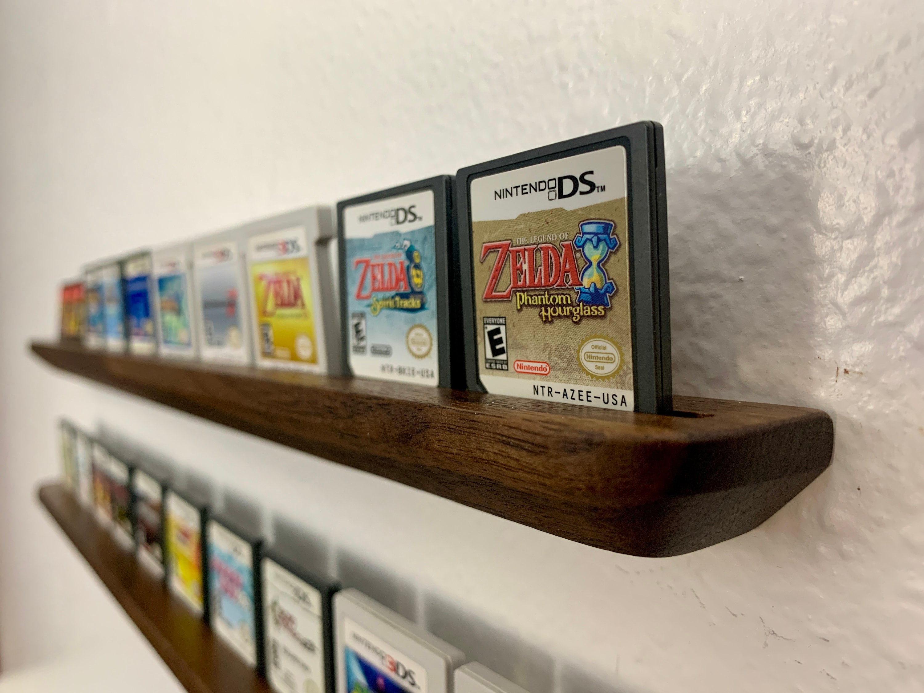Nintendo DS, 3DS, and Switch Cartridge Display Floating Shelf ...