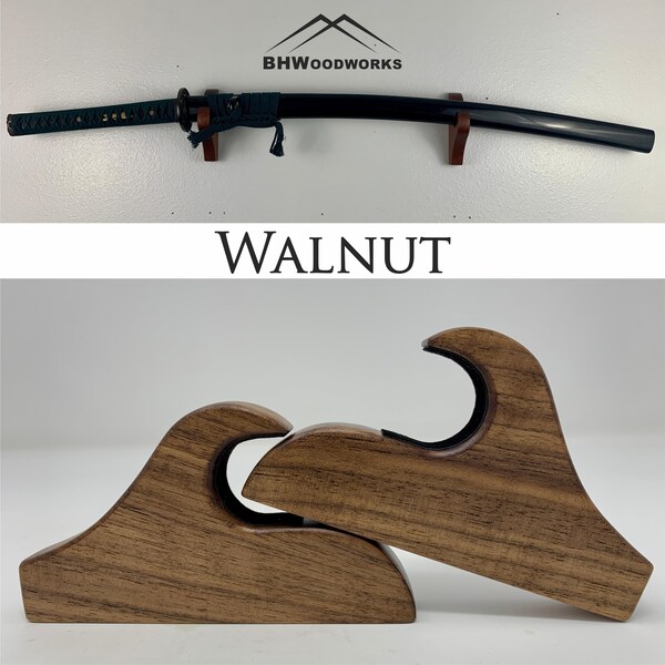 Katana Sword Wall Mount - Etsy