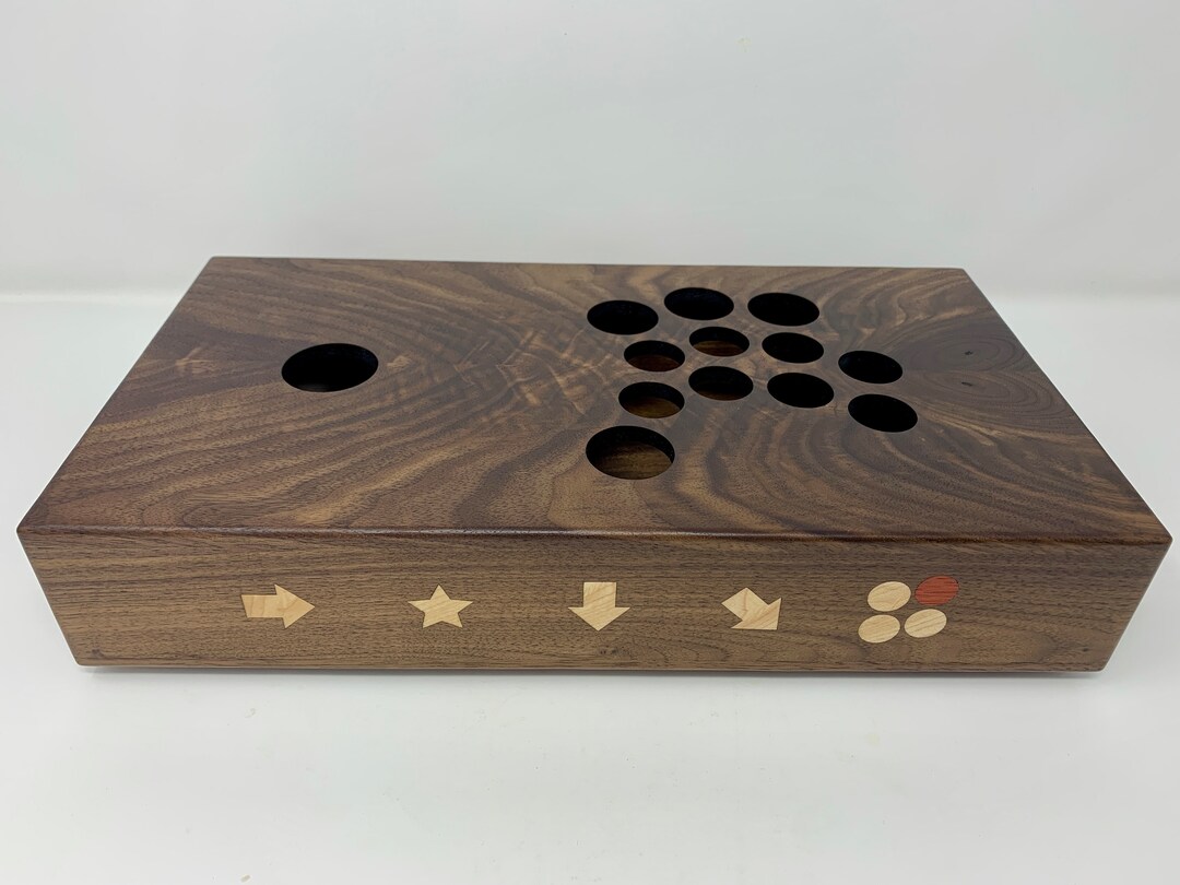 Wooden Arcade Controller Box, Arcade Stick, Hitbox Free Engraving Case ...