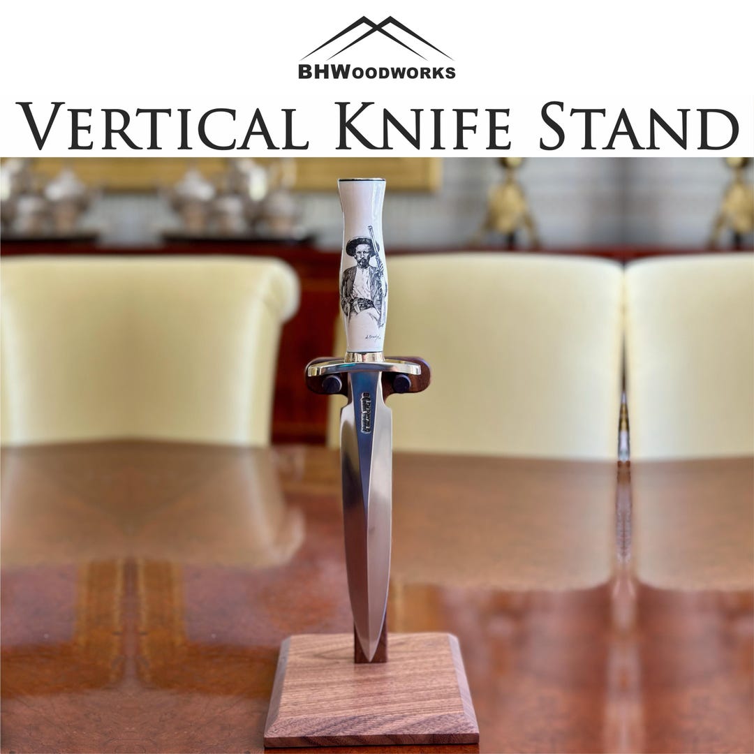 Vertical Knife Display for Stiletto and Dagger Style Knives ~ Variable ...