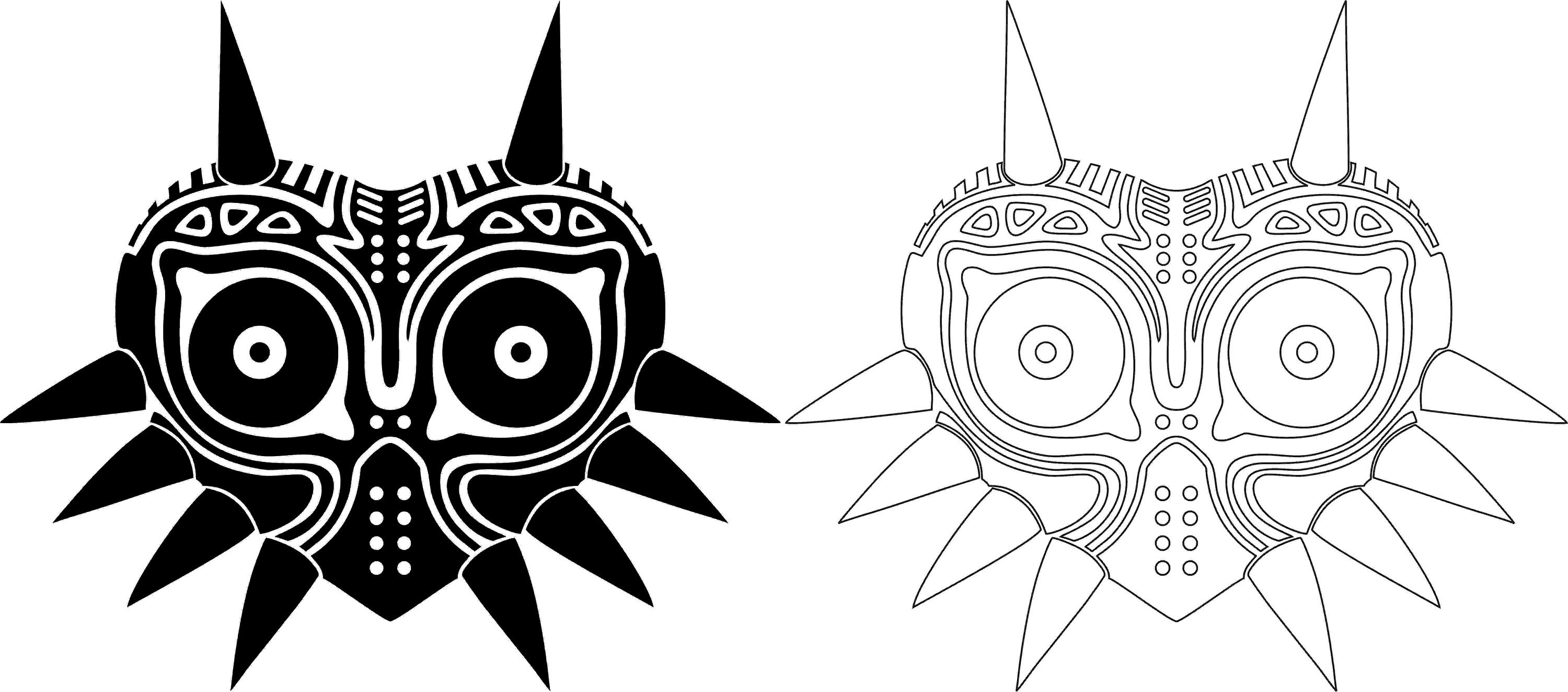 Vector de máscara de Majora Vector de alta calidad de Legend - Etsy España