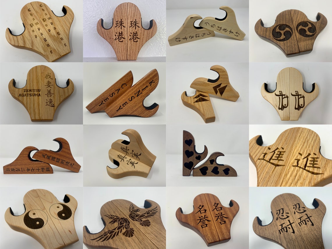 Hard Maple Minimalist Katana Sword Wall Mount Solid Wood 1 - Etsy