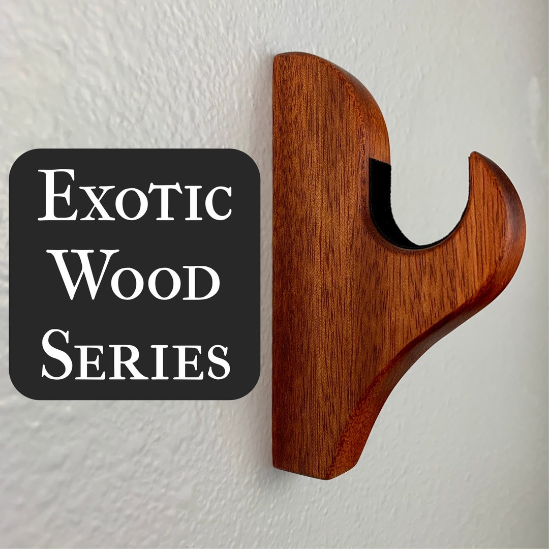 Bloodwood Minimalist Katana Sword Mount Exotic Wood Series 1 Pair ...