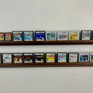 Nintendo DS, 3DS, and Switch Cartridge Display Floating Shelf ...