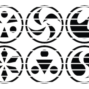 Ocarina of Time Sage Medallion Symbols ~ High Quality Legend of Zelda ...