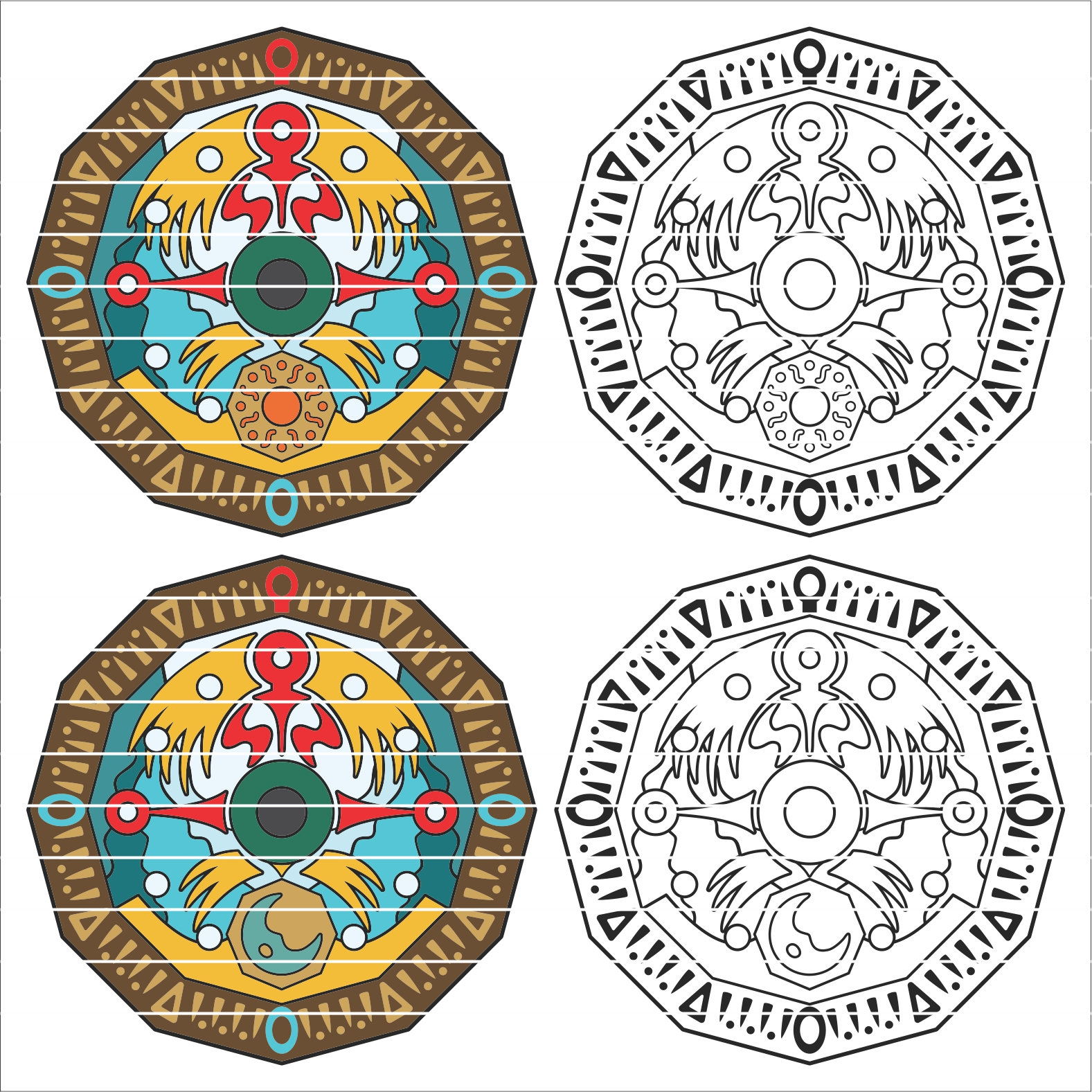 MEGA BUNDLE Zelda Vectors ~ Majora's Mask, Twilight Mirror, Clock Town ...