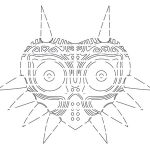 Majora's Mask Vector ~ High Quality Legend of Zelda Vector ~ Digital ...