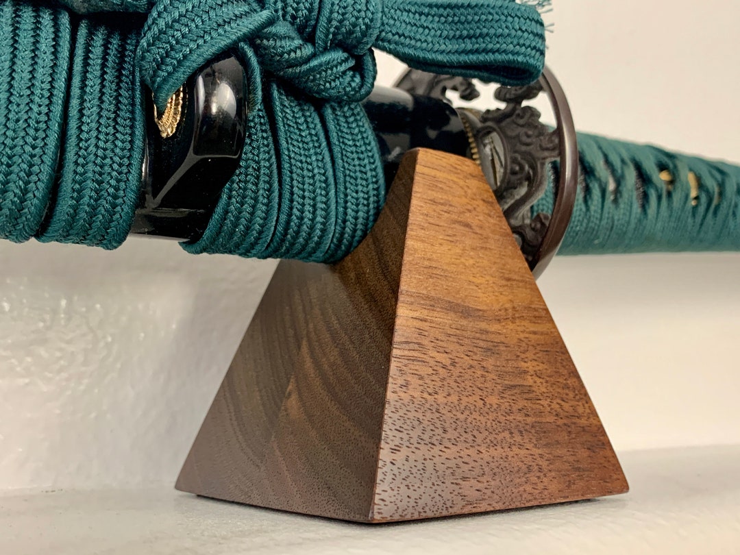 Minimalist Sword Pedestal ~ Solid Wood Katana Display Stand ~ Also for ...