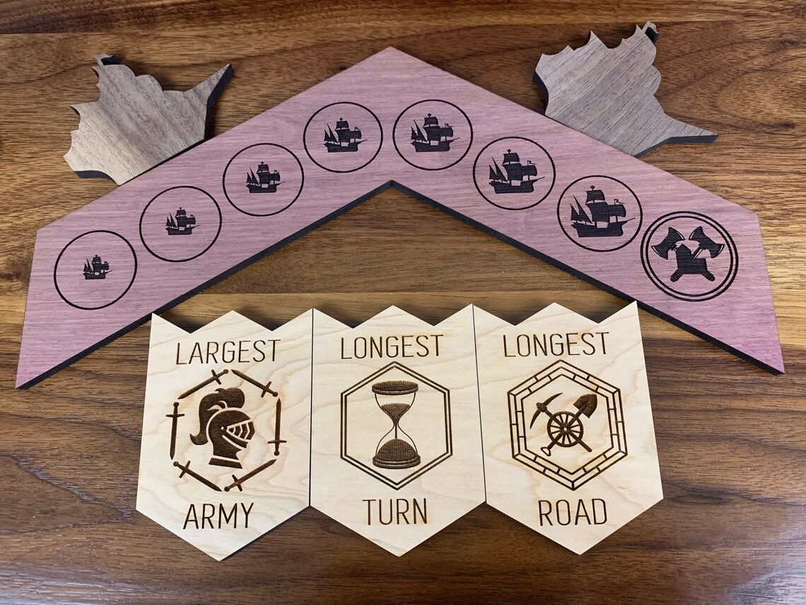 Custom Settlers Game Board LASER FILES Seafarers and Cities - Etsy