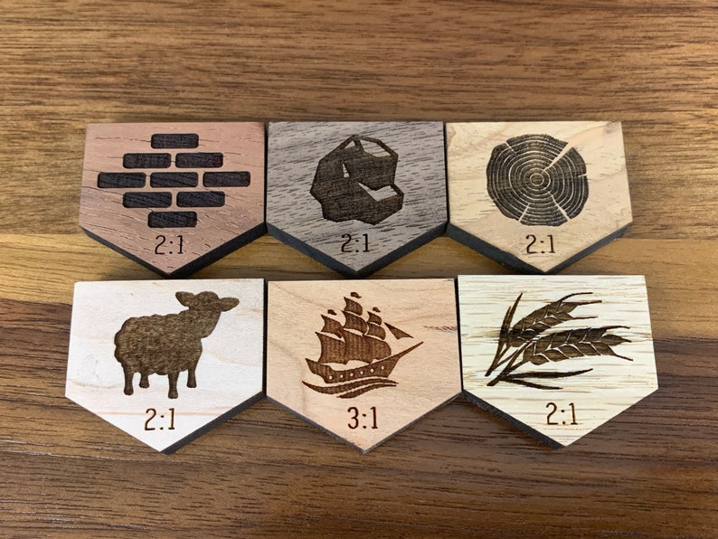 Custom Settlers Game Board LASER FILES ~ Seafarers and Cities and ...