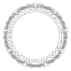 Stargate Digital Vector Files ~ Stargate Portal ~ Ready for Laser ...