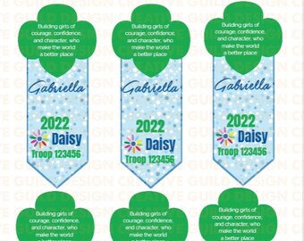 EDITABLE GS Membership Pin Junior 8x10 Print From Home - Etsy