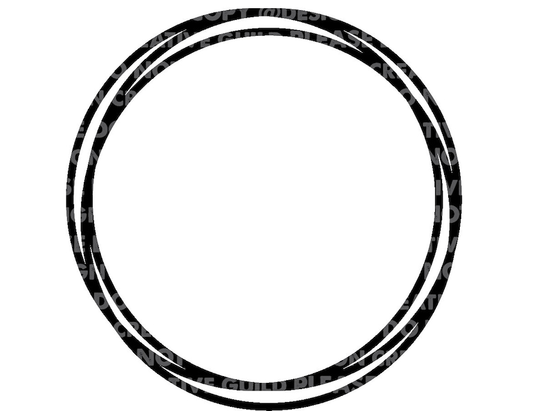 EDITABLE Layered Circle Frame SVG Png Laser Glowforge - Etsy