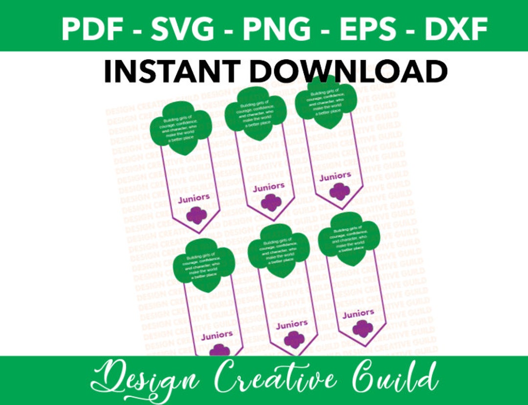 EDITABLE GS Membership Pin Junior 8x10 Print From Home - Etsy