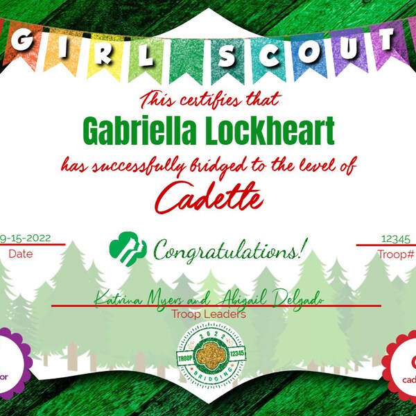 Bridging Certificate - Etsy