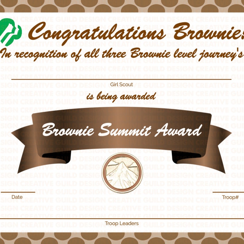 Girl Scout Brownie - Etsy