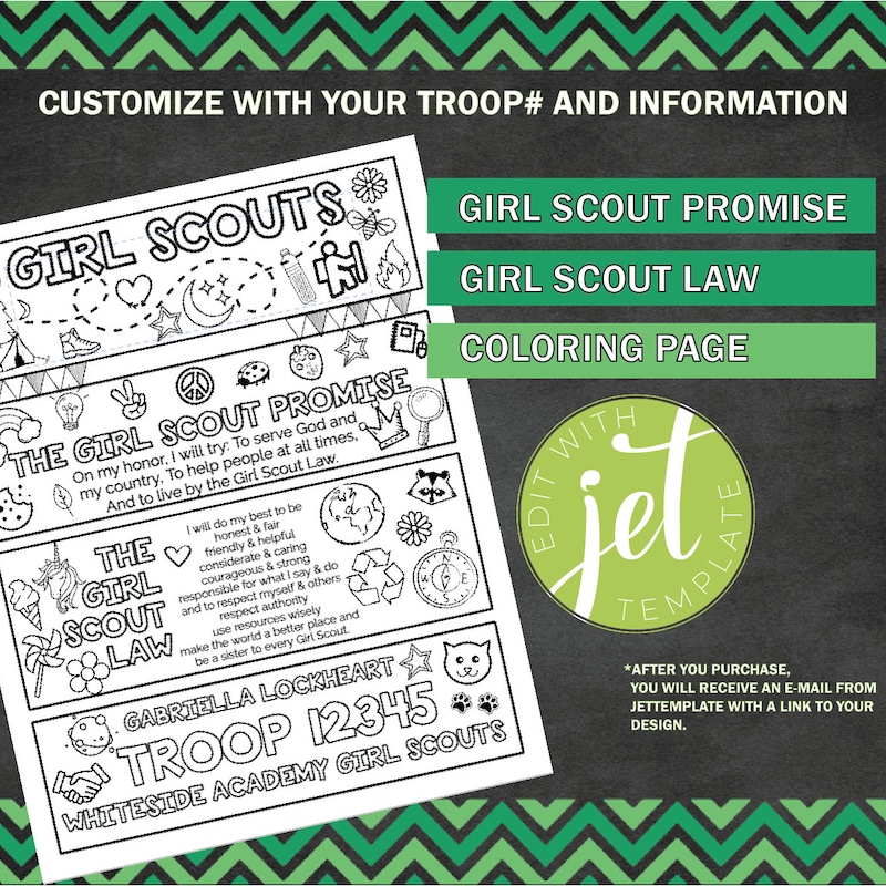 Girl Scout Law - Etsy