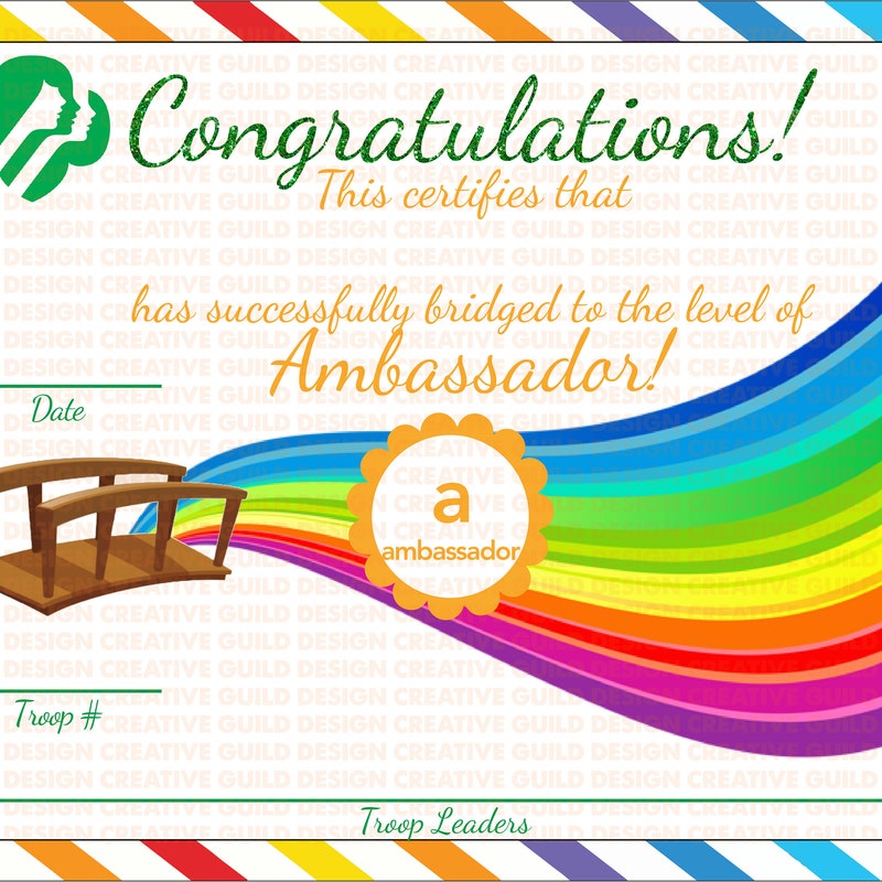 Girl Scout Bridging - Etsy