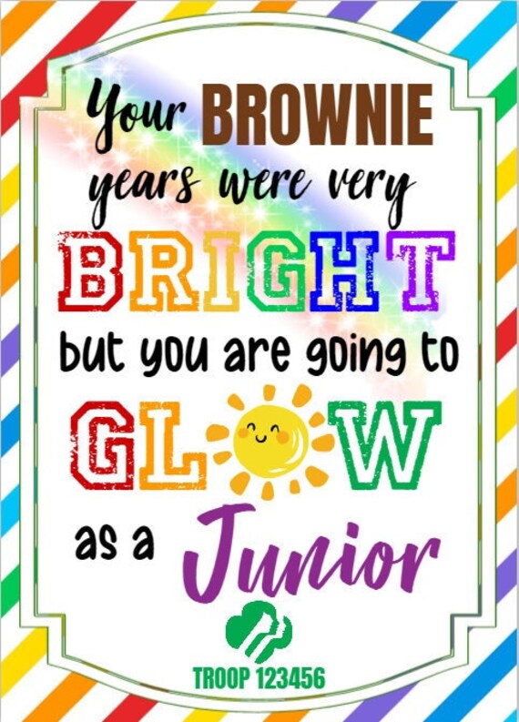 Editable GS Bridging Gift Personalized Flashlight TAG JUNIOR - Etsy Editable GS Bridging Gift Personalized Flashlight TAG JUNIOR - Etsy