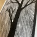 Snowy Tree Linocut Print - Etsy
