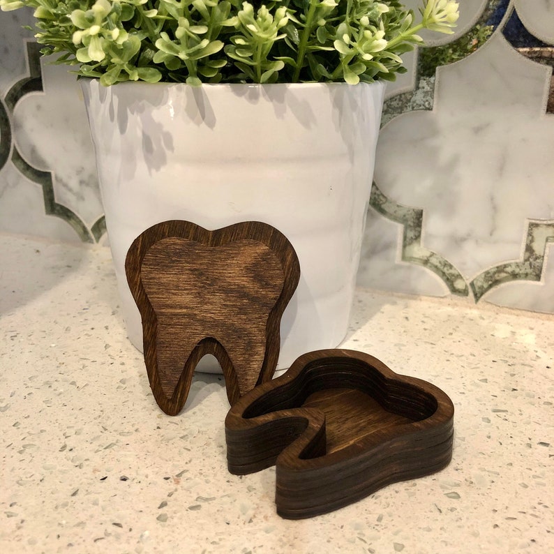 Tooth-shaped Tooth Fairy Tooth Box Vector Laser Cut Files (COMMERCIAL ...