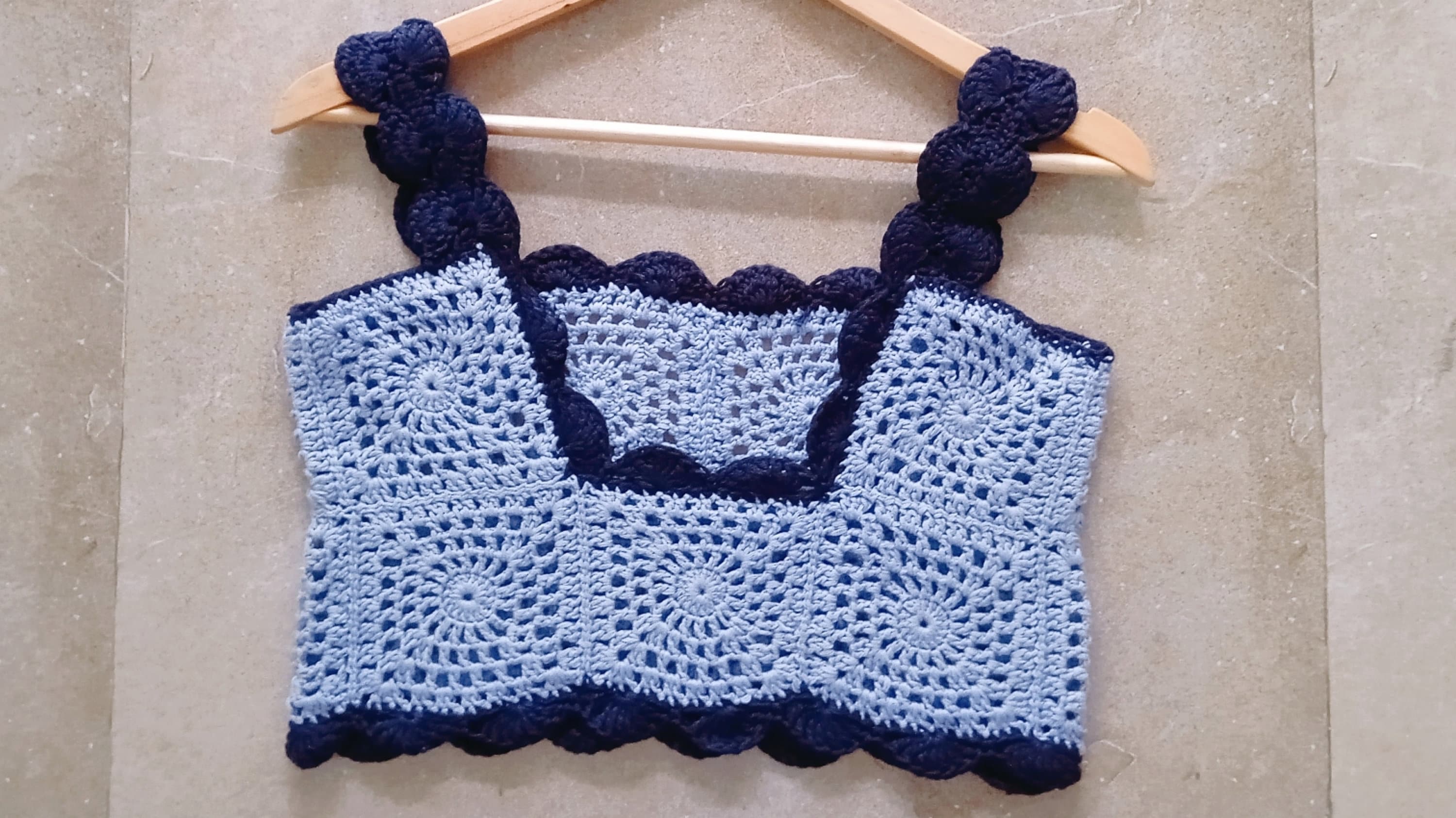 Crochet Granny Square Crop Top Pattern: Beginner Friendly (PDF Pattern ...
