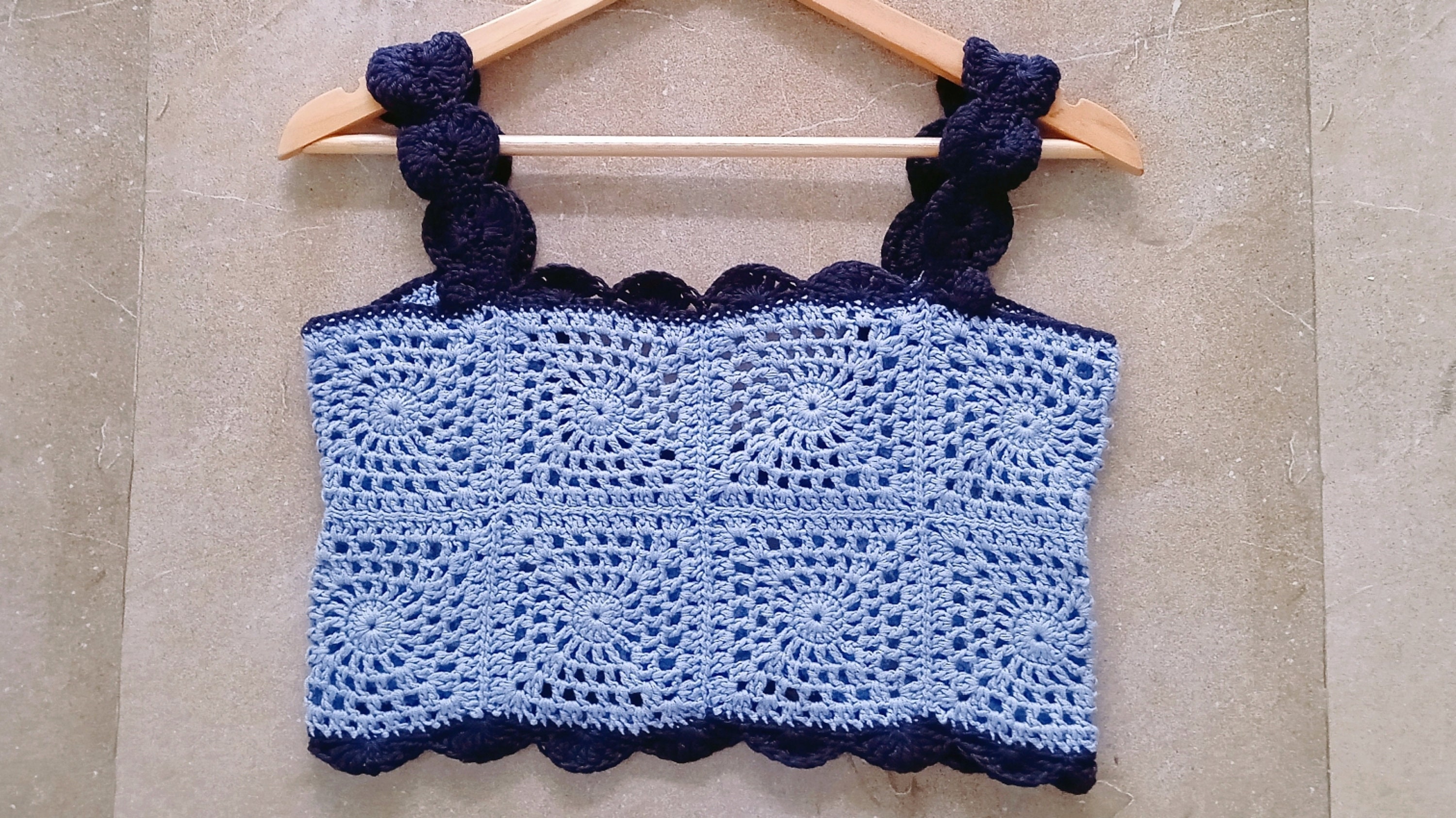 Crochet Granny Square Crop Top Pattern: Beginner Friendly (PDF Pattern ...