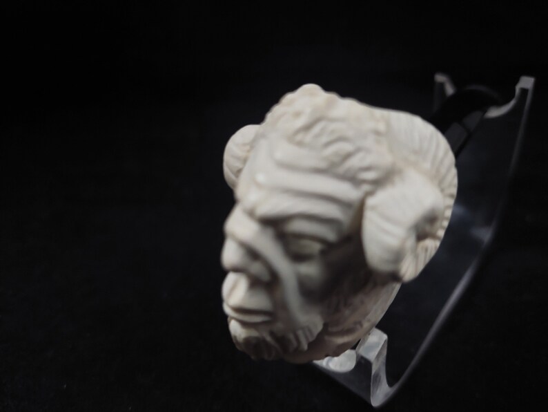 Ancient Greek God Pan Small Size Meerschaum Pipe, Block Meerschaum ...