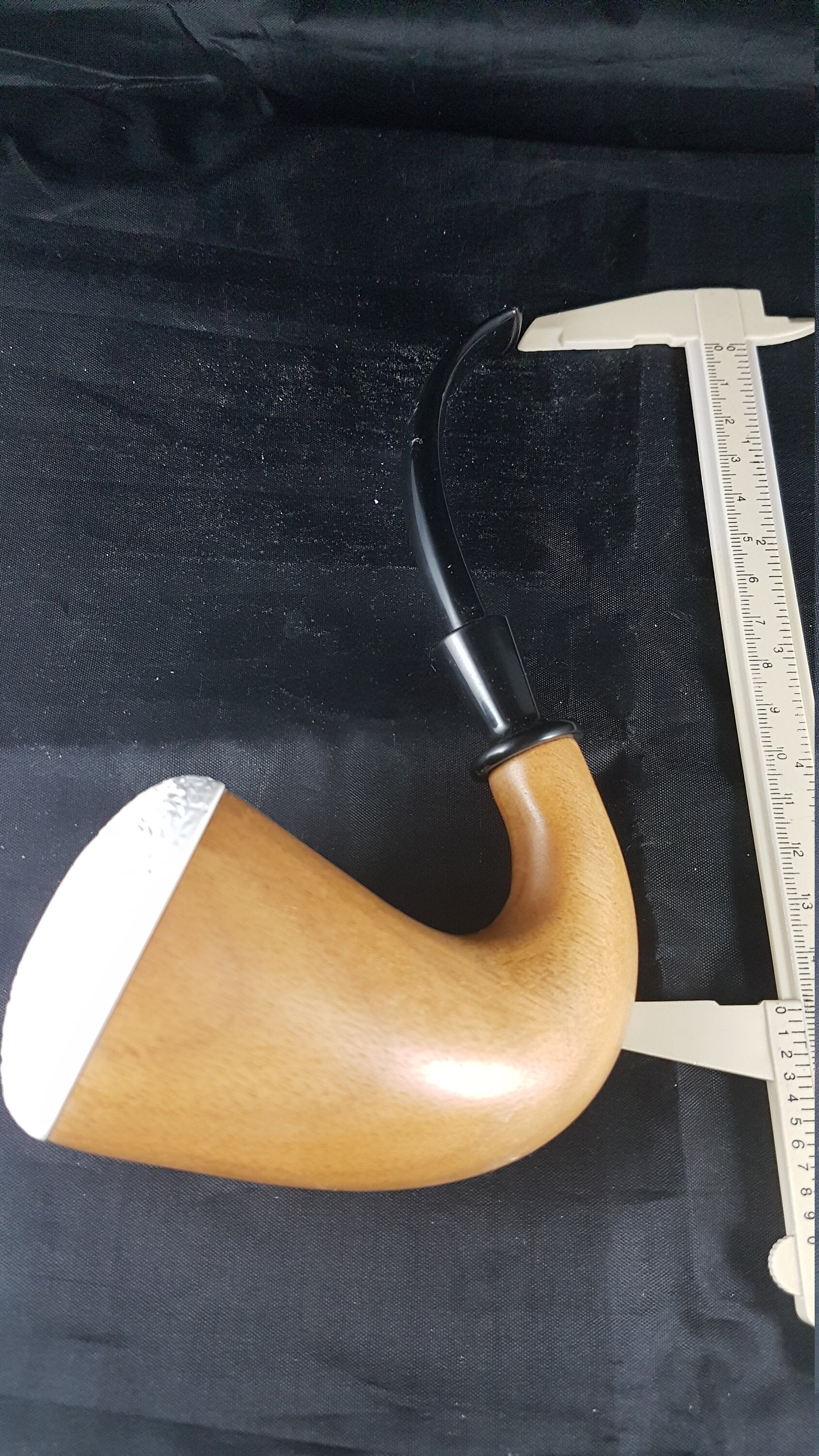 Tobacciana The Best Smoking Experience Calabash Silver Ring Pipe and ...