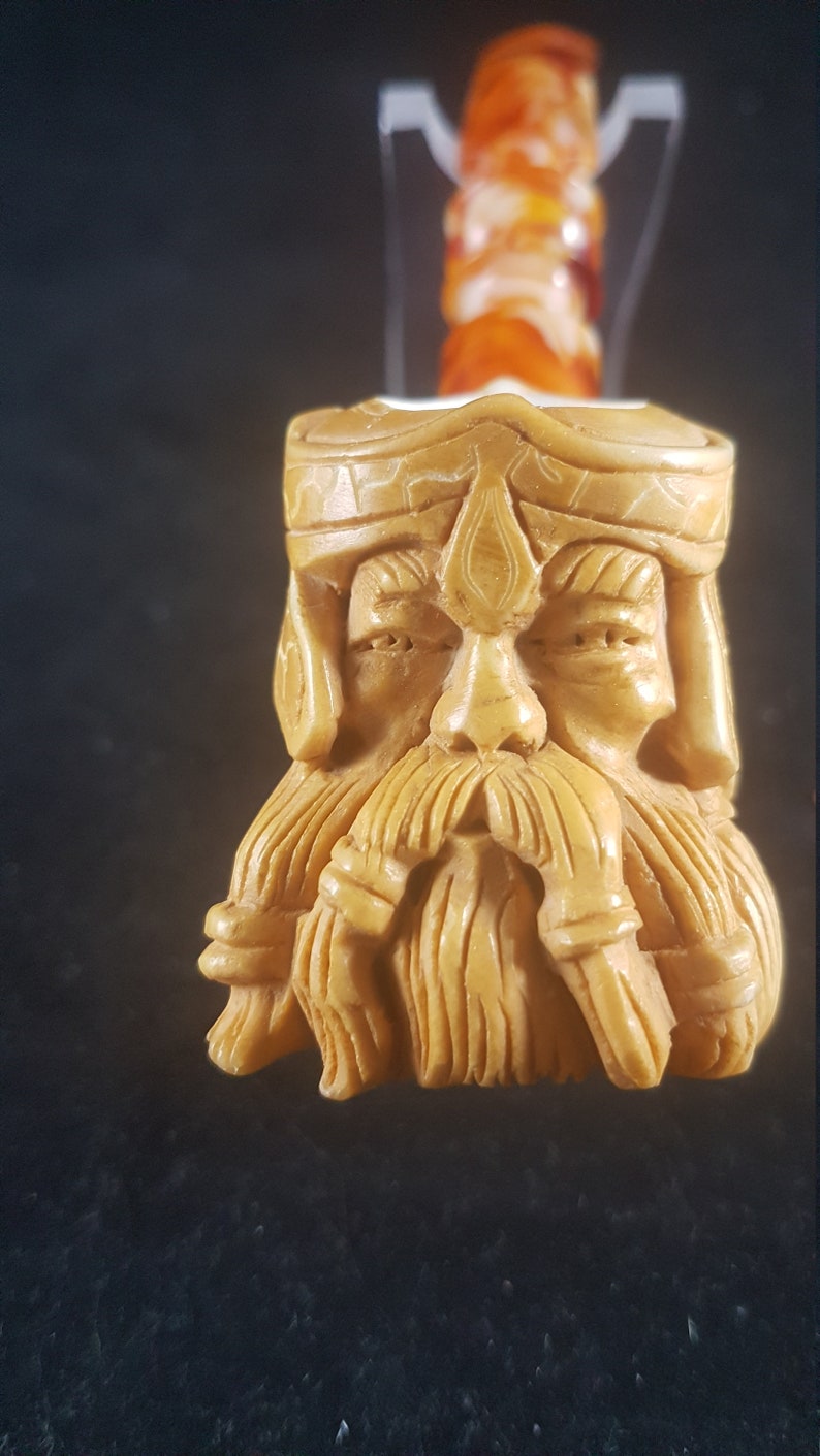 Gimli the Lord of the Ring Meerschaum Pipe Pipe, Hand Carved Meerschaum ...
