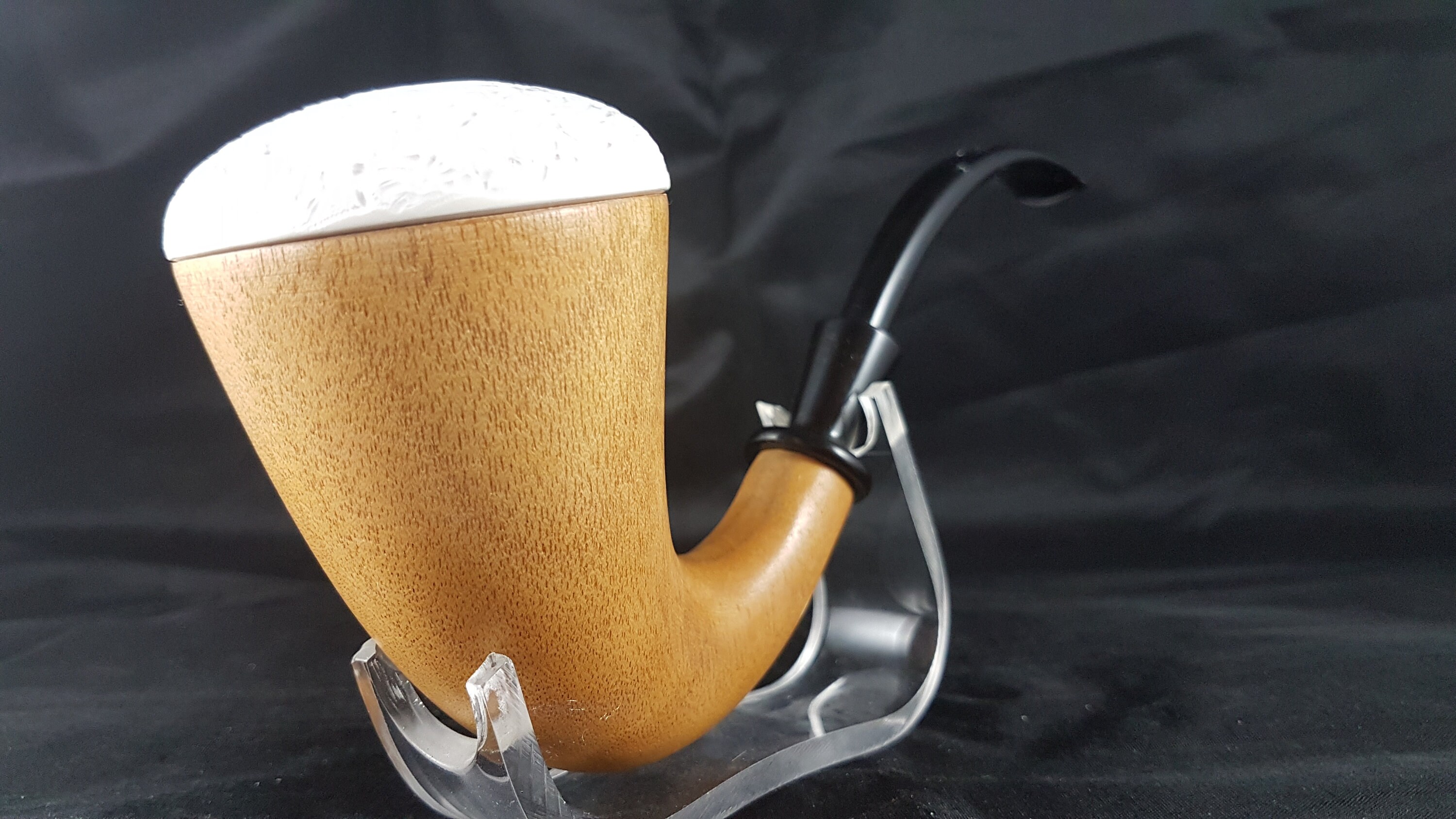 Tobacciana The Best Smoking Experience Calabash Silver Ring Pipe and ...