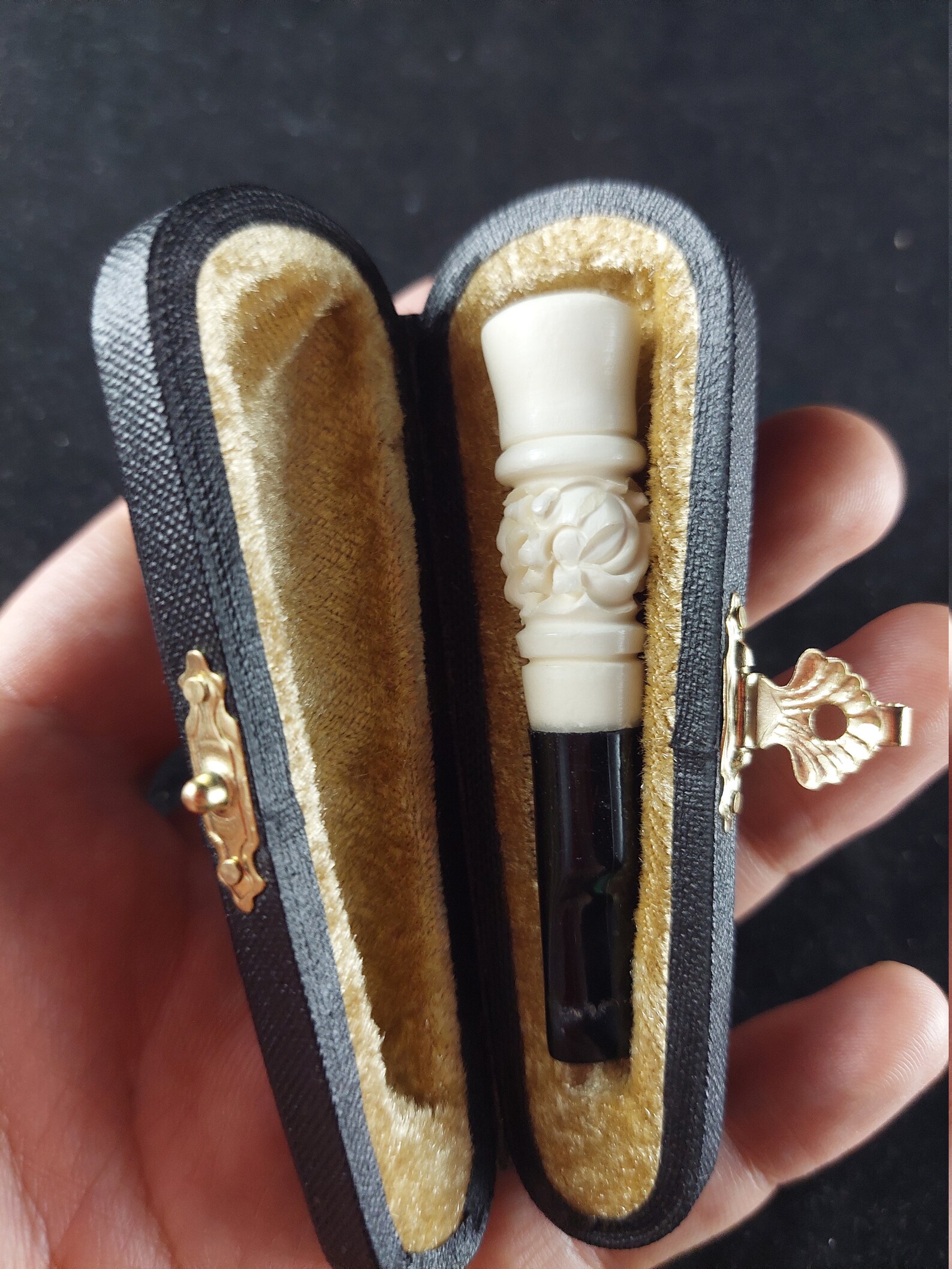 Meerschaum Cigarette Holder With Fitted Case Meerschaum - Etsy UK