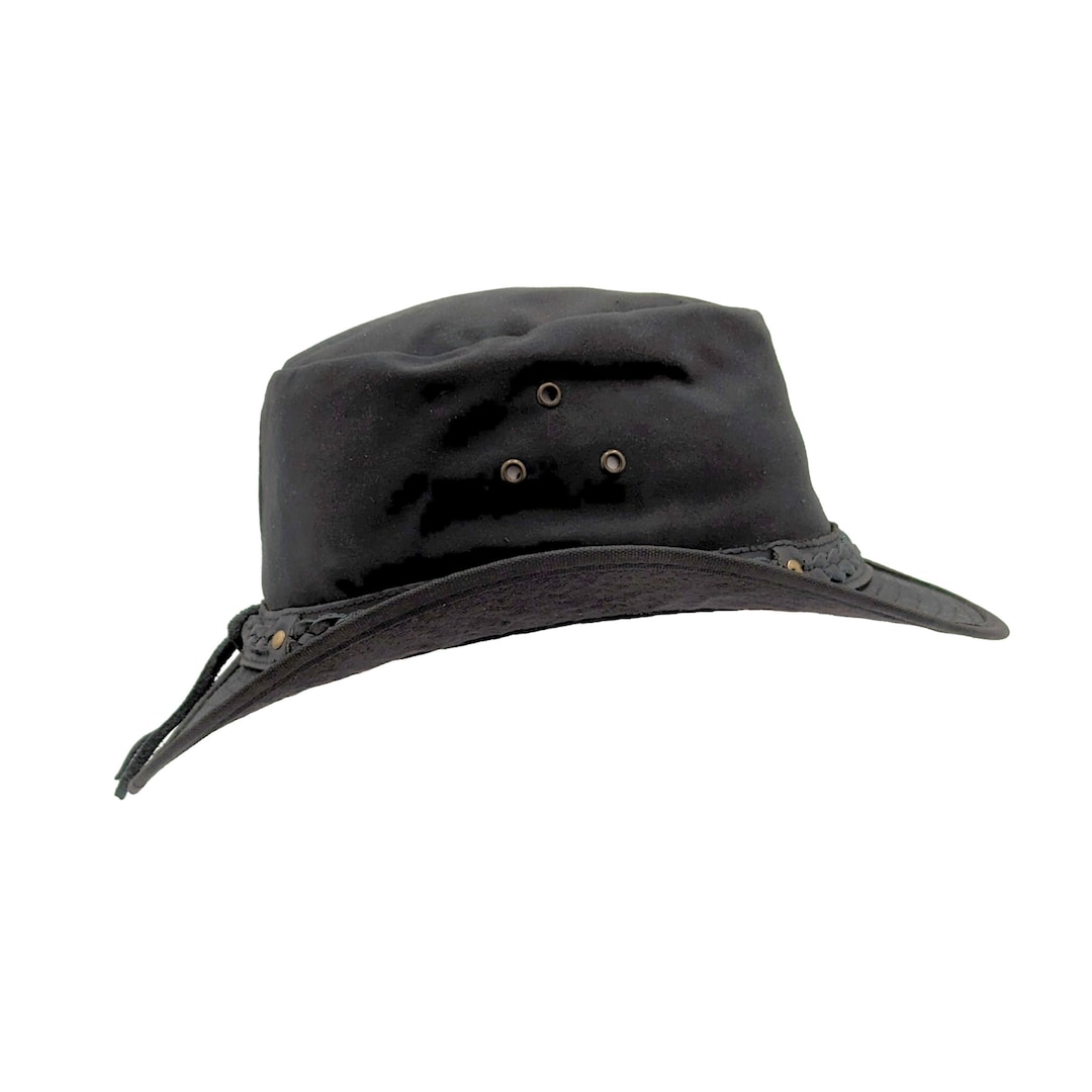 Aussie Hat Bush Hat Waxed Cowboy Hat Water Resistant Hat Country Hat ...