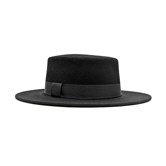Black Round Hats For Women