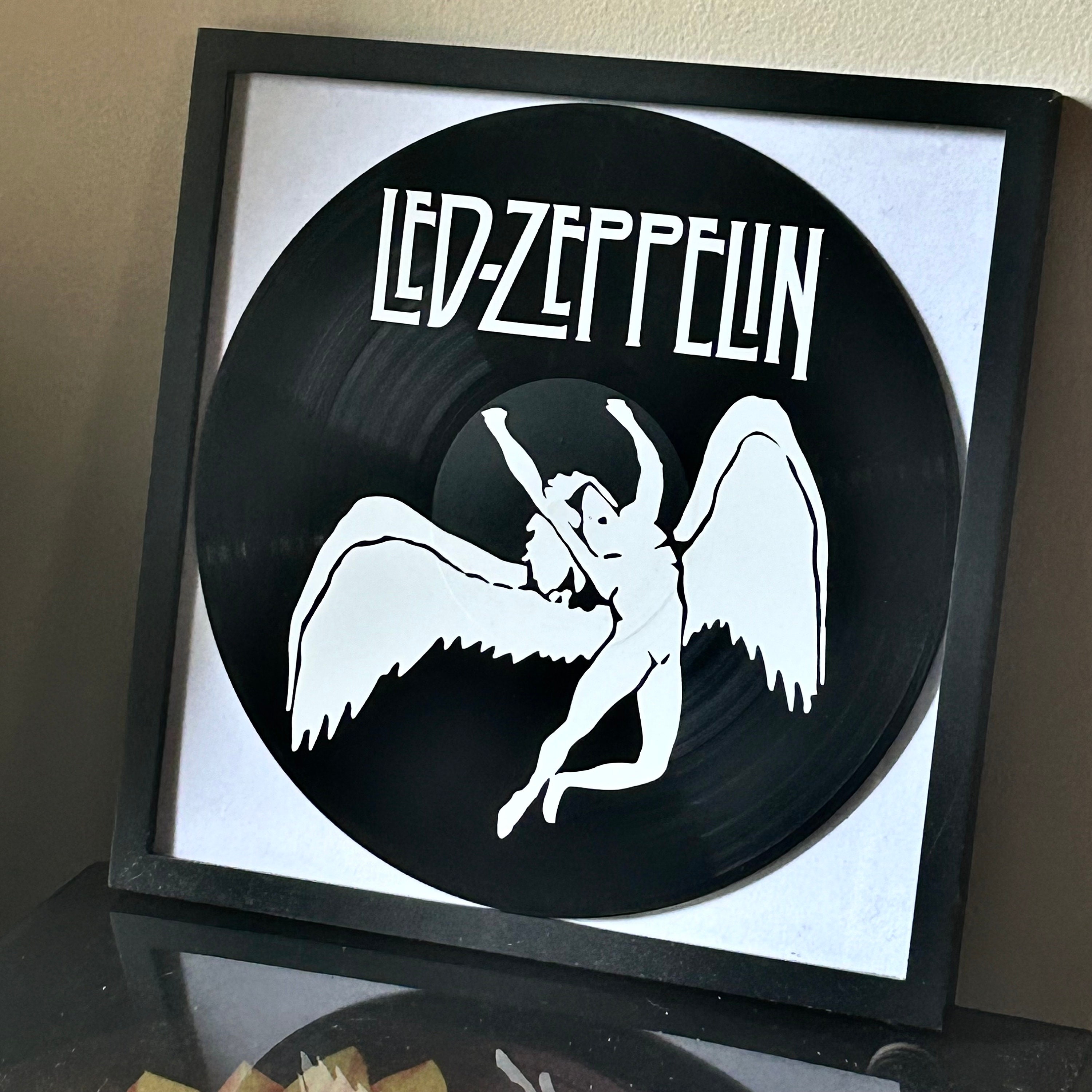 Led Zeppelin Inspired Vinyl Record Art / Wall Decor / Music Decor ...