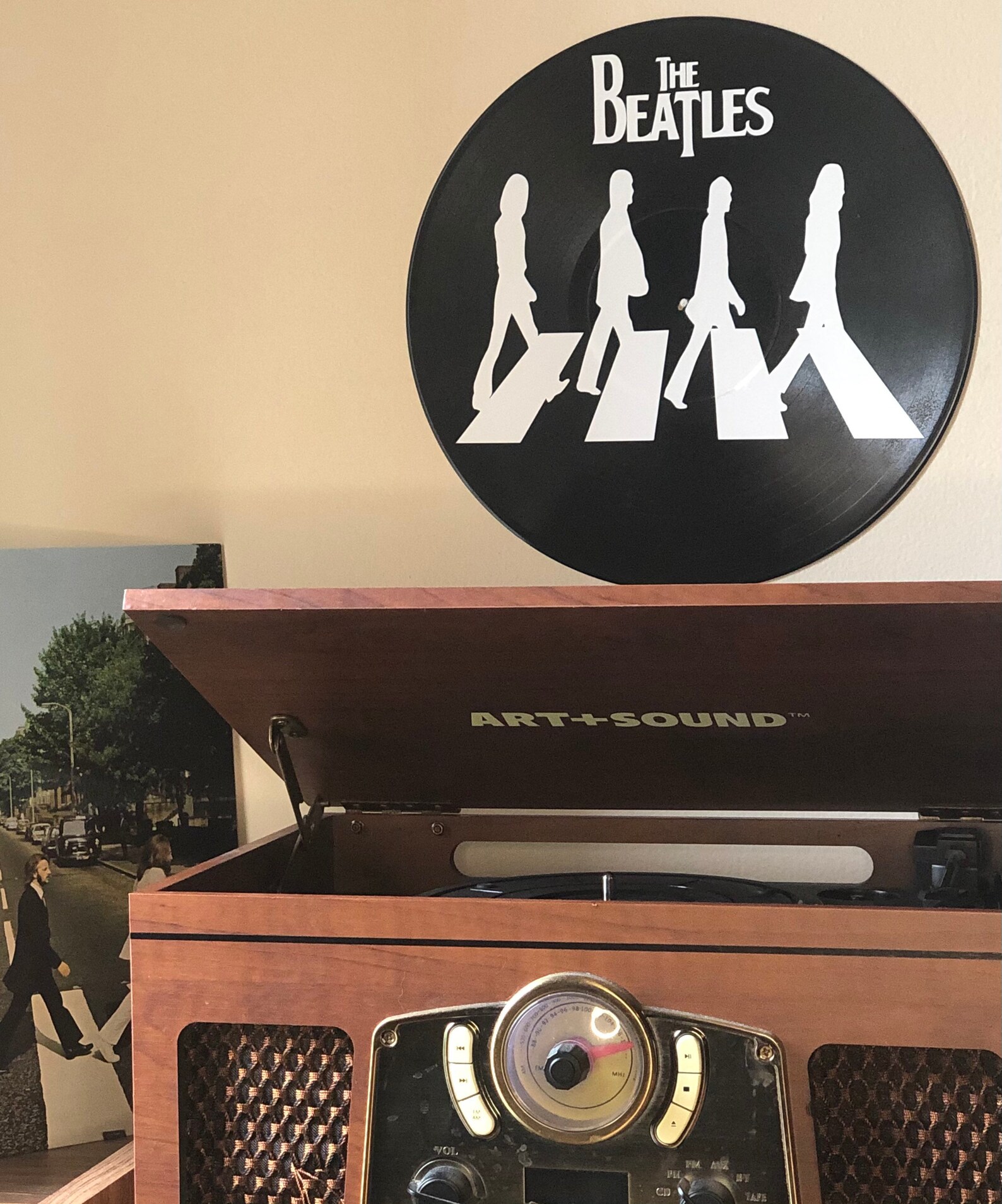 The Beatles Inspired Vinyl Record Art / Wall Décor / Abbey Road ...