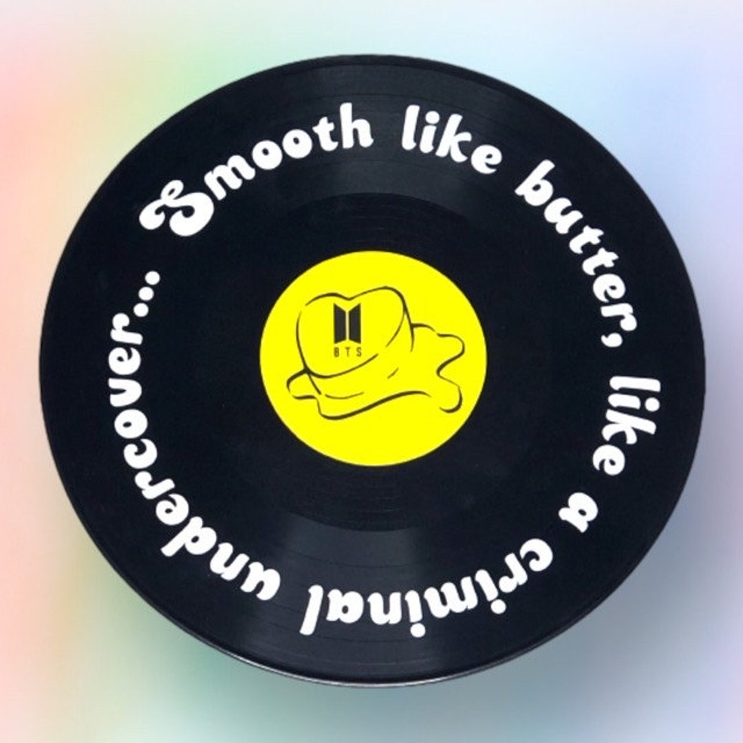 BTS Inspired butter Vinyl Record Art / Music Art / BTS Gifts - Etsy